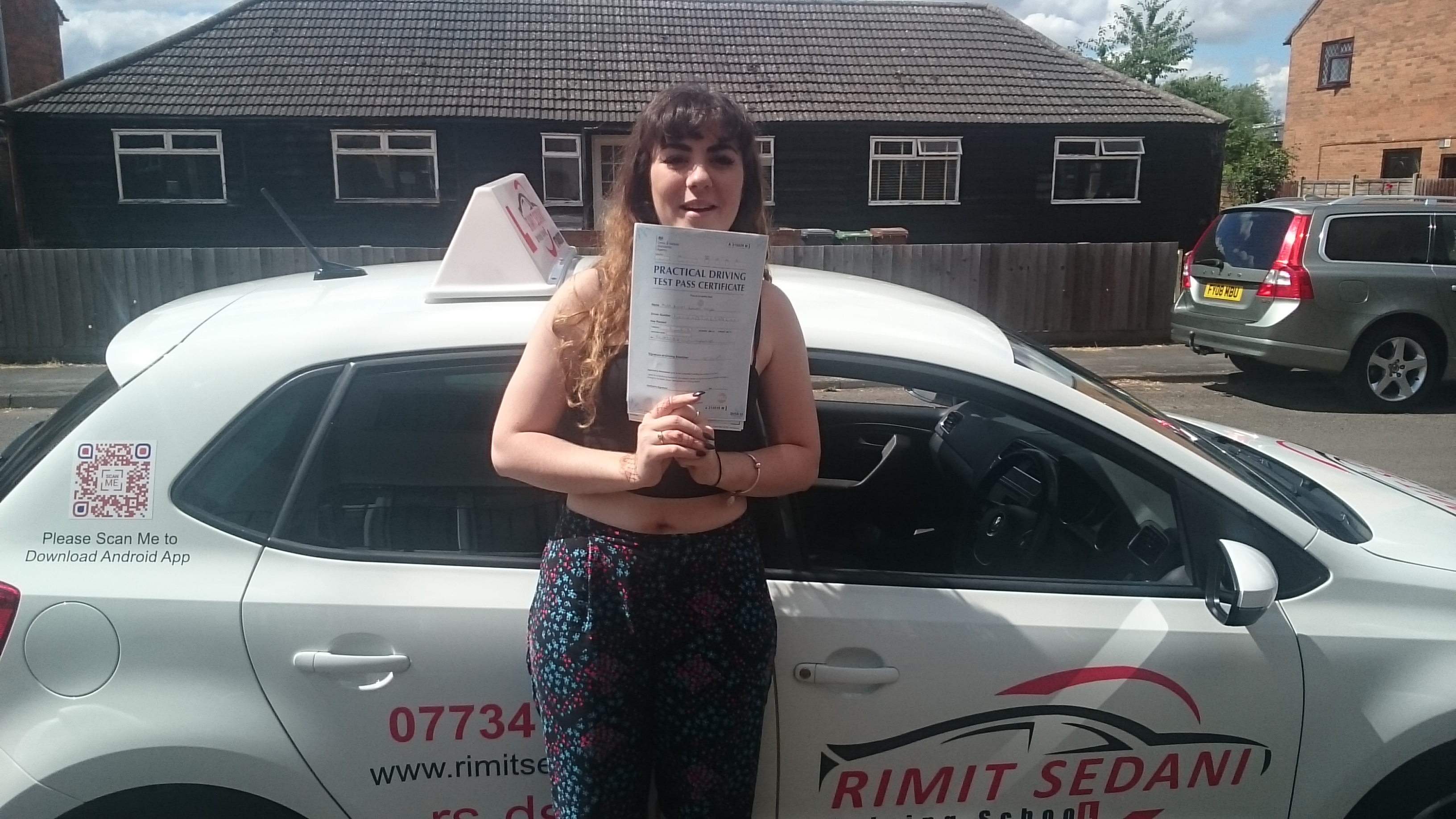 Congratulations to Rachel Knight on passing her driving exam on her ...